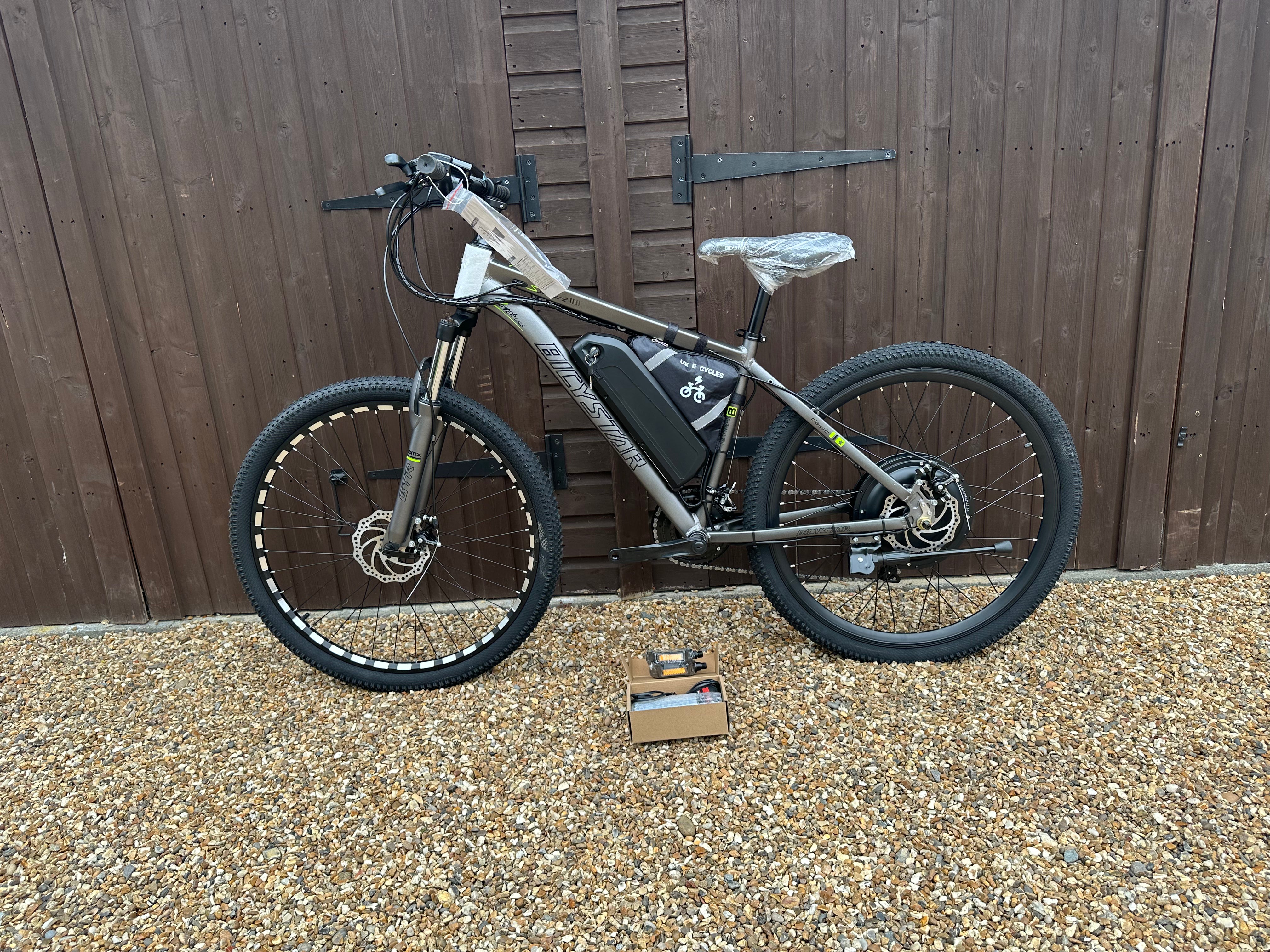 Bicystar electric bike Grey edition 48v/52v 1500 Watts 27.5/29inch Mou ...